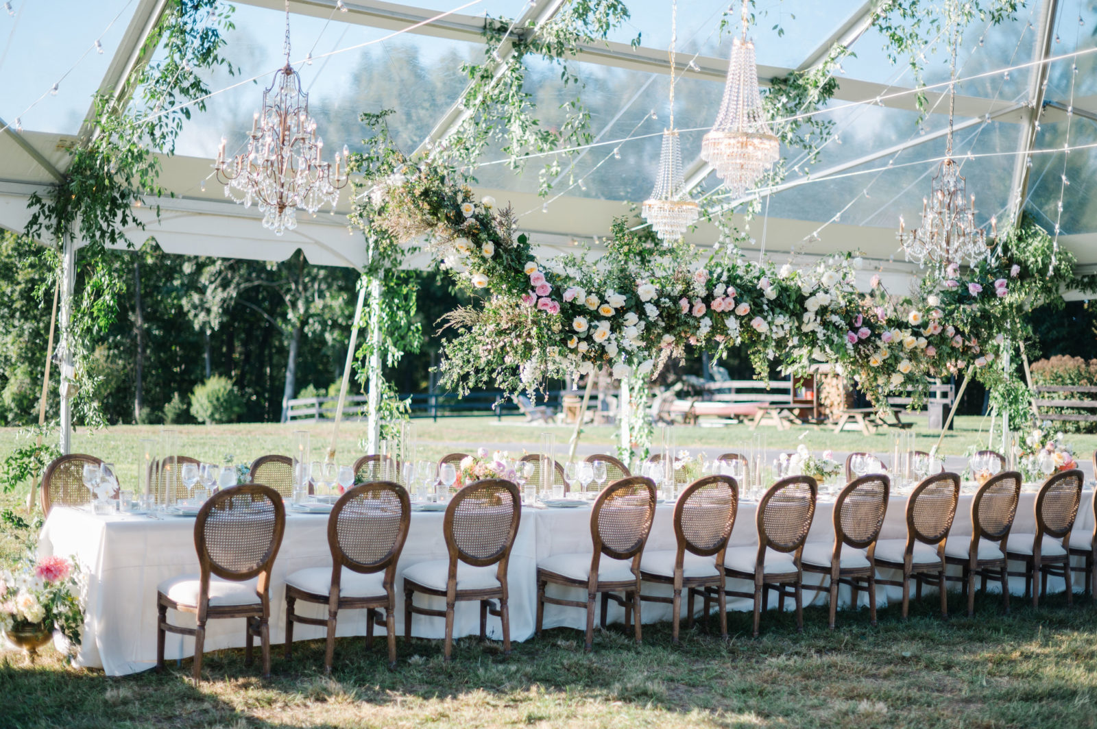 Madison + Nate's Whimsical Tented Wedding Featured in Style Me Pretty ...