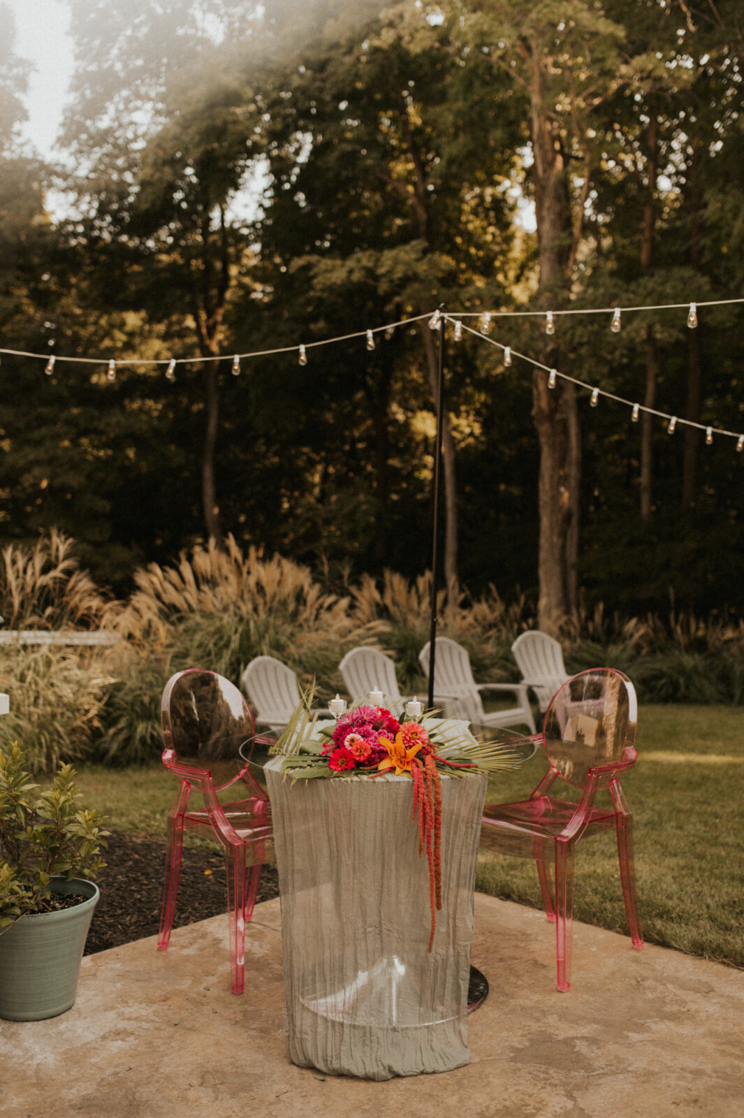 Haley + Adam / Private Estate backyard wedding - Evansville, IN wedding ...